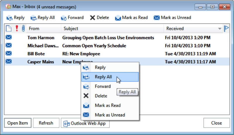 Improve Email and Calendar Notifications in Outlook Web